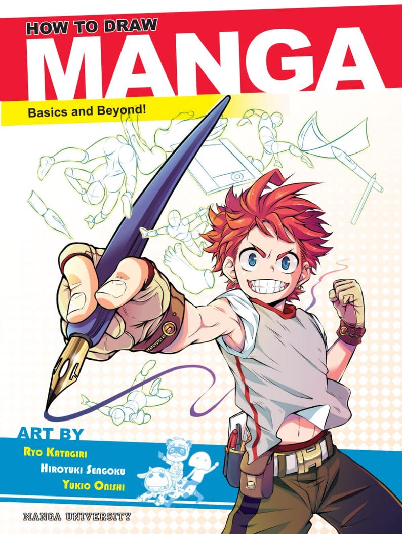 How to Draw Manga Basics and Beyond by Ryo Katagiri - Etsy