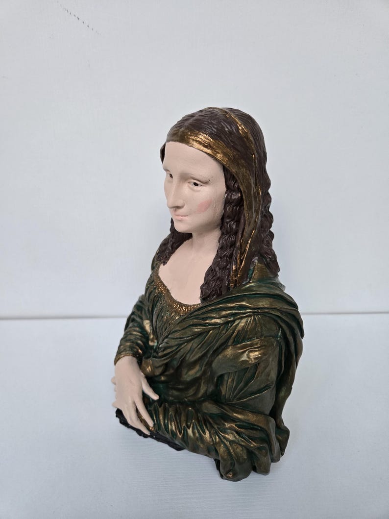 Mona Lisa Sculpture - Etsy