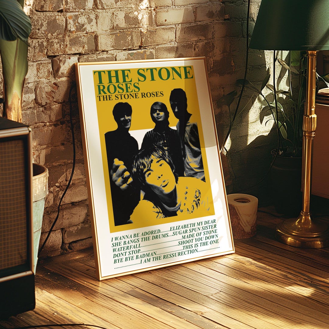 The Stone Roses Album Poster the Stone Roses - Etsy
