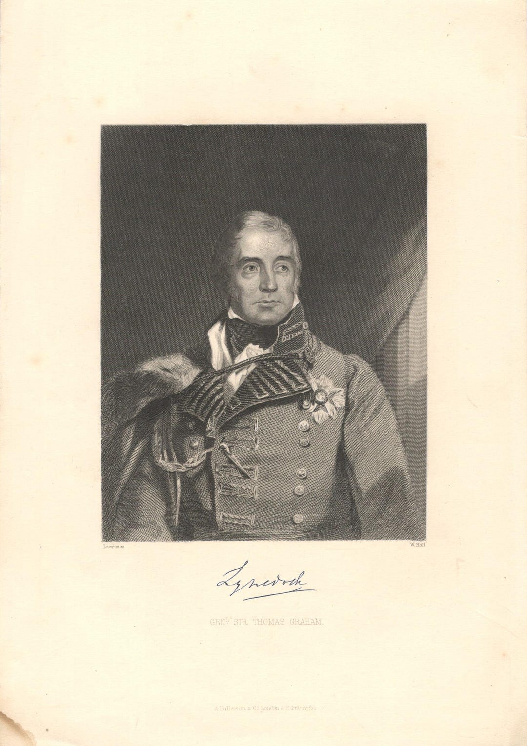 Vintage Copperplate Engraving of Lord Macaulay by C. Cook - Antique ...