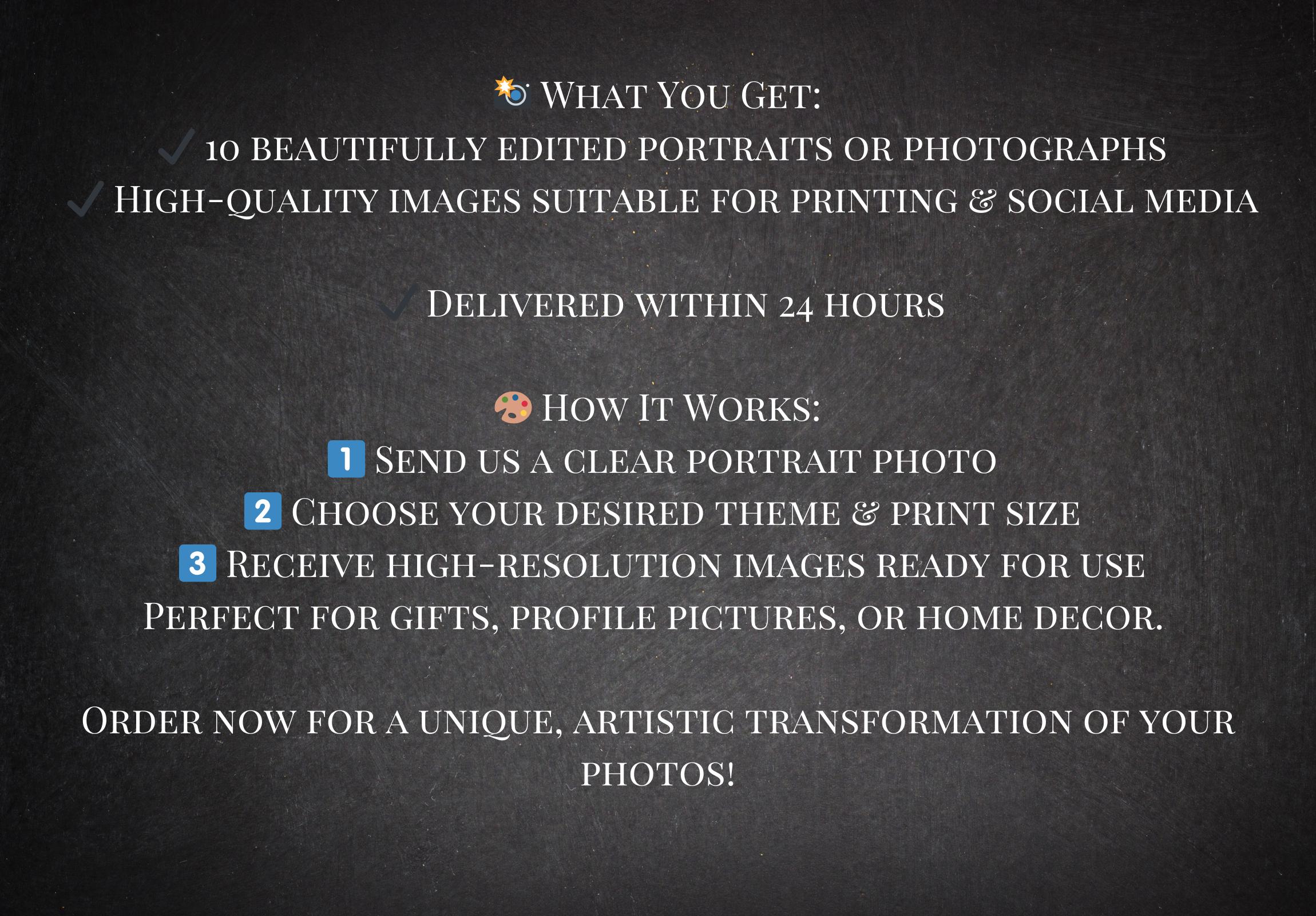 Digital Female Portrait – Elegant and Thematic Photo Editing for Social ...