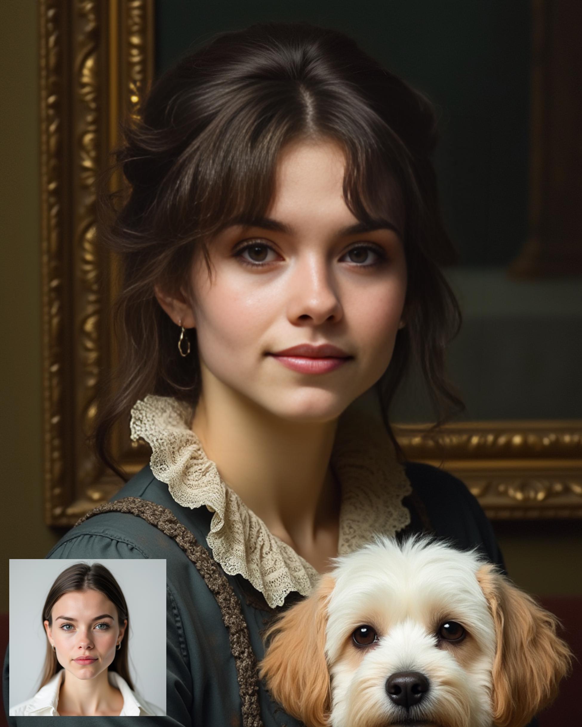 Digital Female Portrait – Elegant and Thematic Photo Editing for Social ...