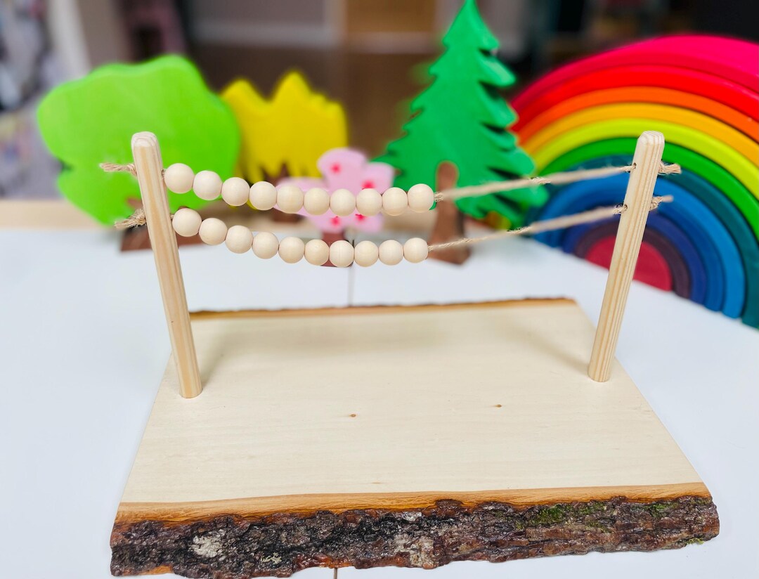 Montessori Wooden Double Abacus - Etsy