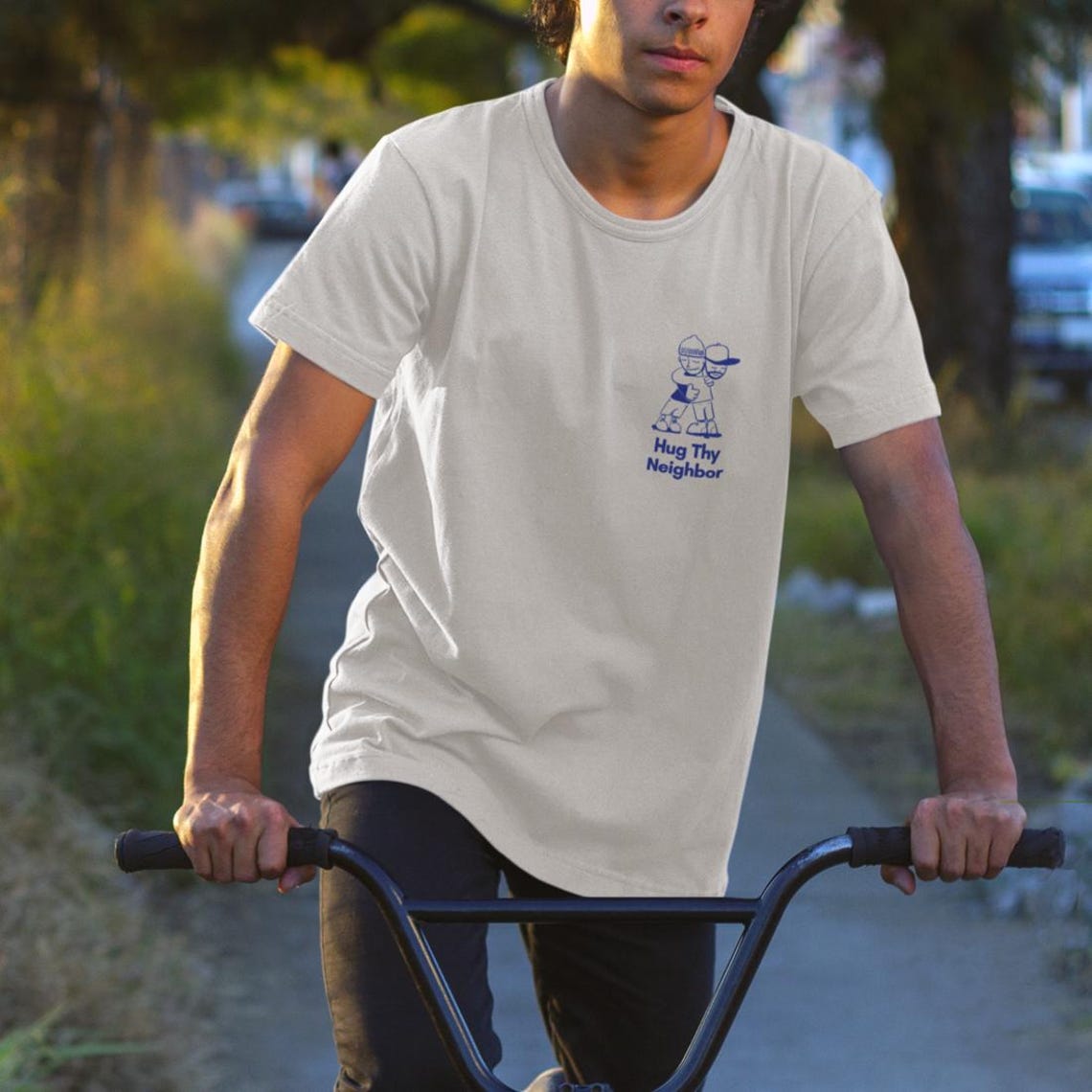 Hug Thy Neighbor T-shirt, Love Thy Neighbor, Positive Vibes T-shirt ...