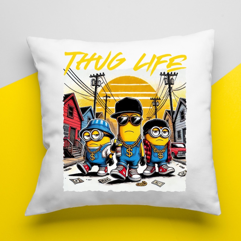 Minions Thug Life,png,gangsta,gun,street Wear. - Etsy