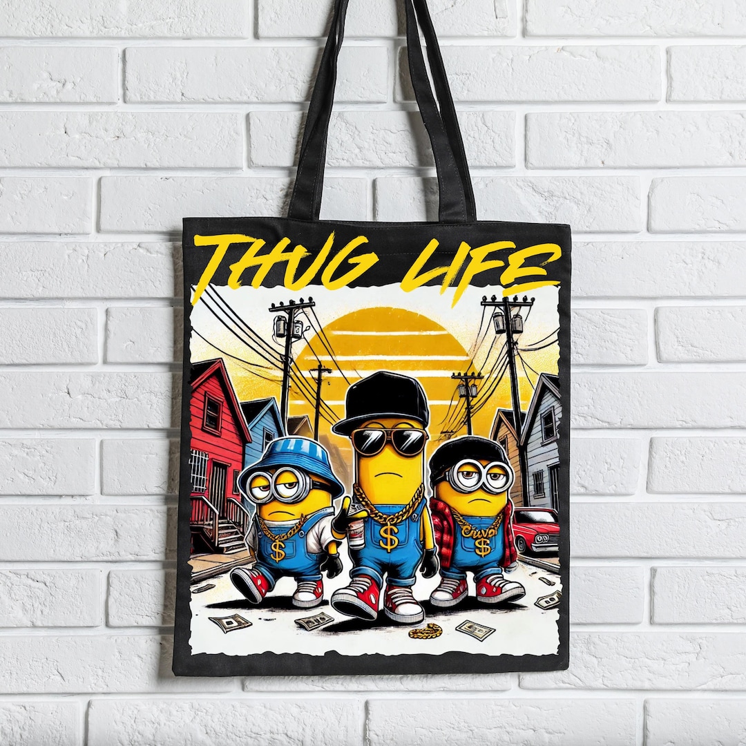 Minions Thug Life,png,gangsta,gun,street Wear. - Etsy