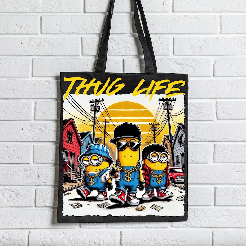 Minions Thug Life,png,gangsta,gun,street Wear. - Etsy