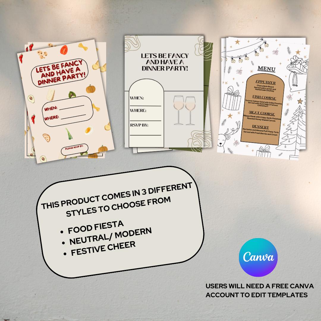 Ultimate Dinner Party Bundle - Etsy