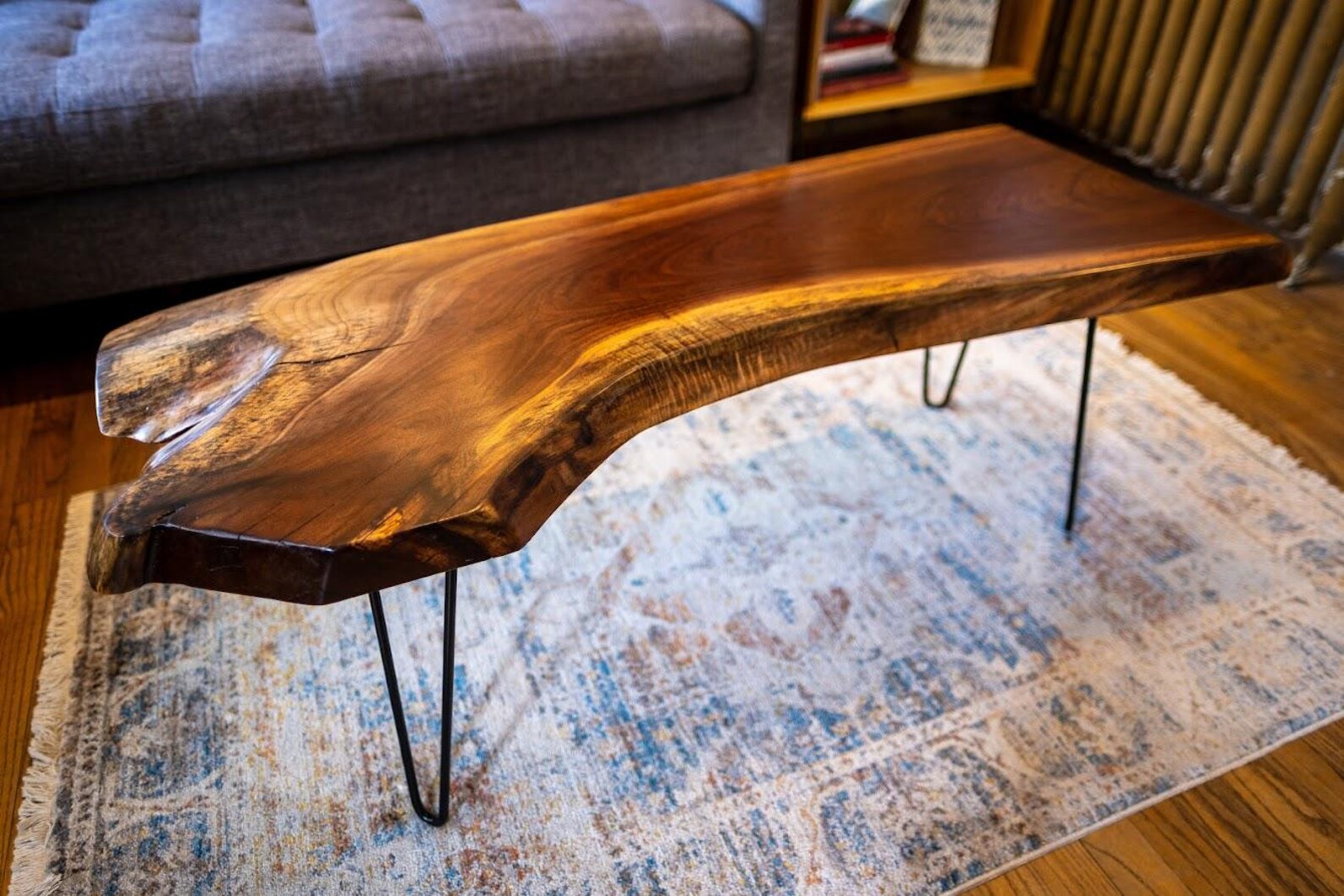 Custom Live Edge Black Walnut Coffee Tables – Handcrafted Wood ...
