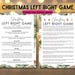 Christmas Left Right Gift Exchange Game: Printable Holiday Party ...