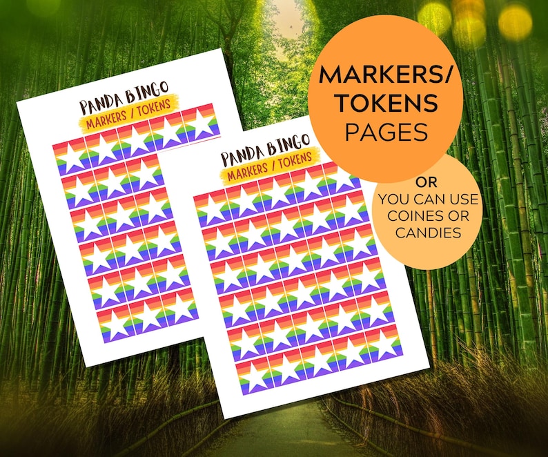 Panda Bingo Game: 30 Unique Cards, Animal Puzzle (PDF Download) - Etsy