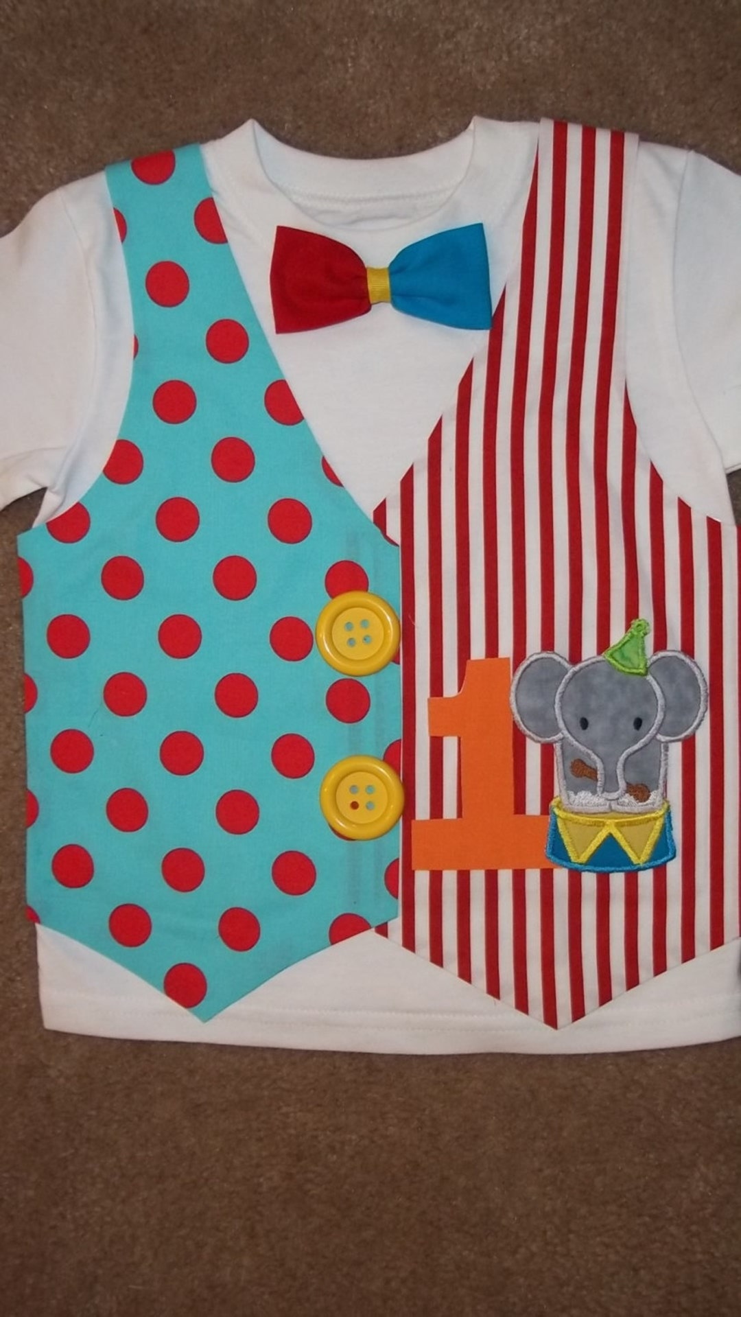 Circus Circus Birthday Vest Shirt, Boys Circus Vest, Carnival Birthday ...