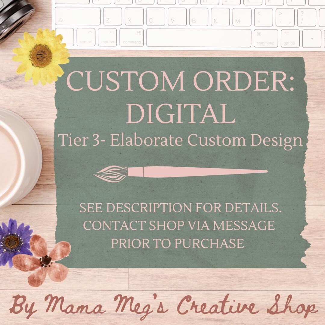Full Custom Digital Design: From-scratch Illustration & Templates - Etsy