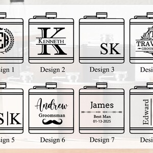 Engraved Stainless Steel Hip Flask - Personalized Flask for Dad - Great ...