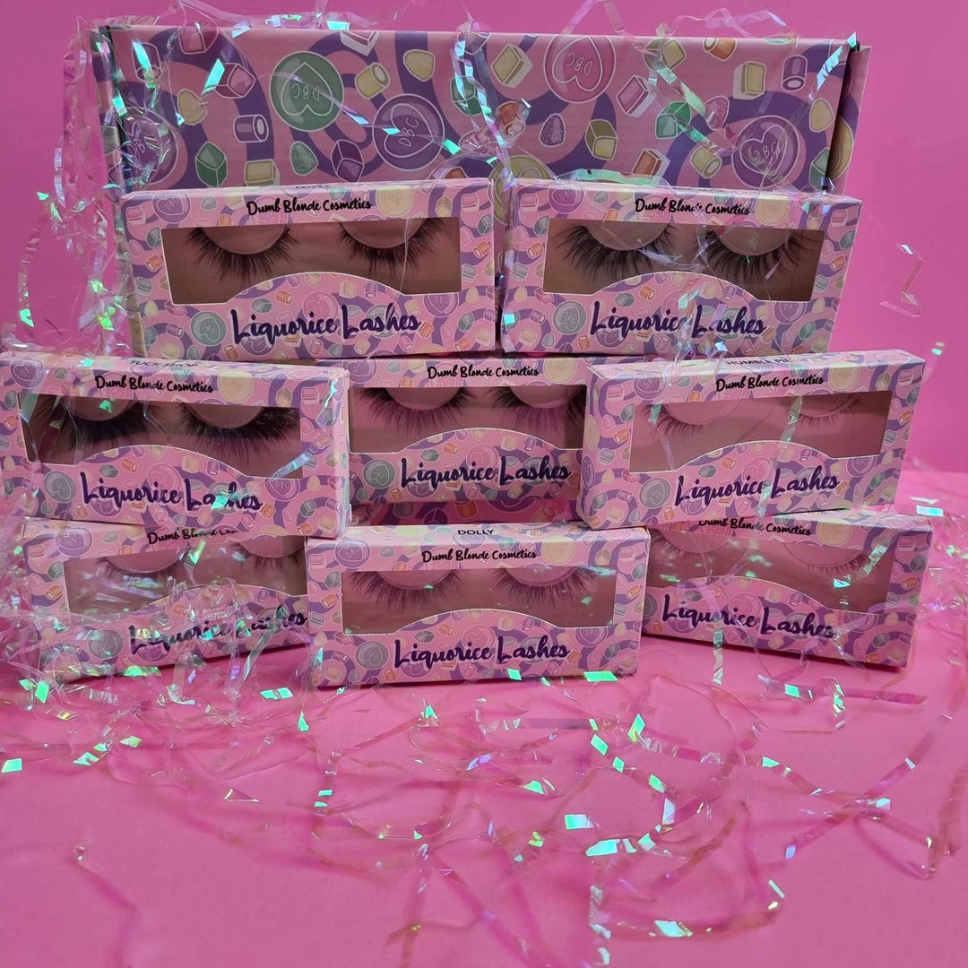 Liquorice Lash Box (8 Lashes per Box) - Etsy