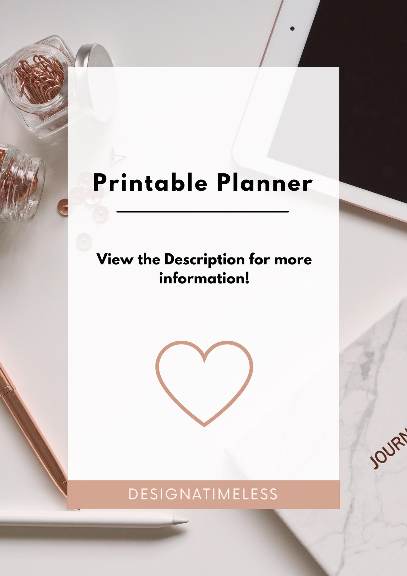 Printable Travel Planner & Packing Checklist Documents, Electronics ...