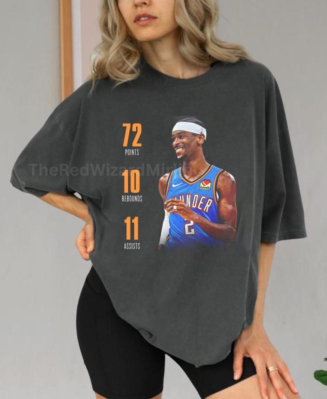 Vintage SGA History Shai Gilgeous Alexander Comfort Colors T-shirt, 90s ...