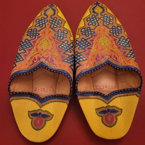 Berber Babouches ,leather Babouches , Handcrafted, Woman's Babouche ...