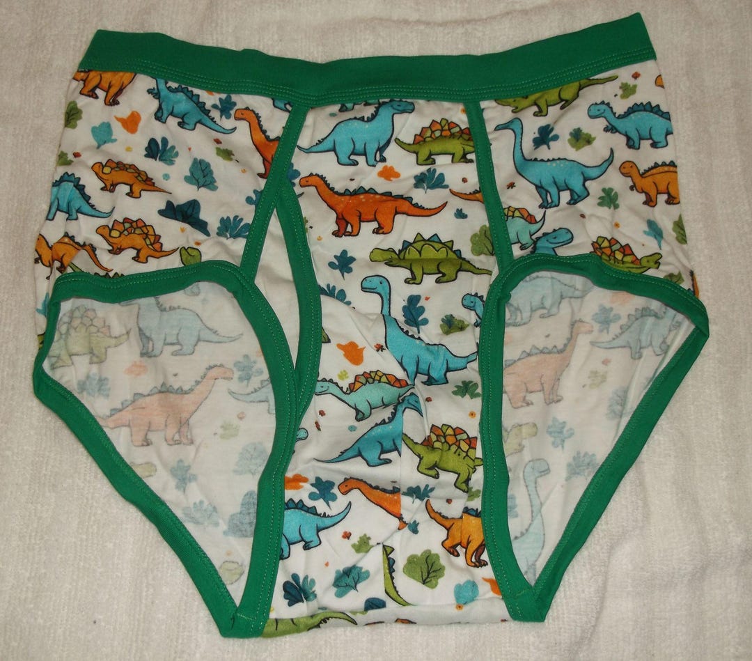 Men's Pattern / Cartoon / Colored Waistband Adult Briefs Underwear S, M ...