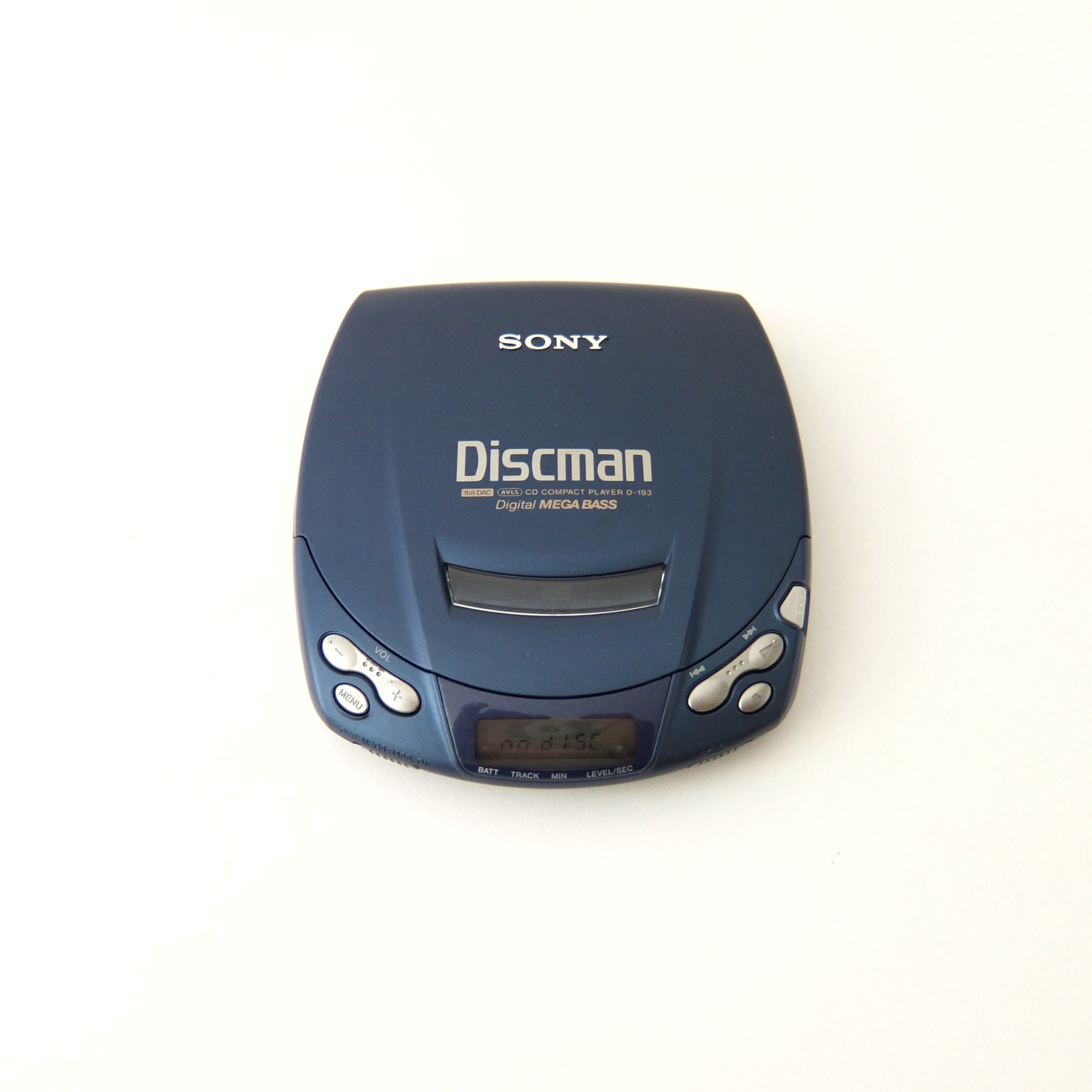 Sony Walkman Cd Player Blue