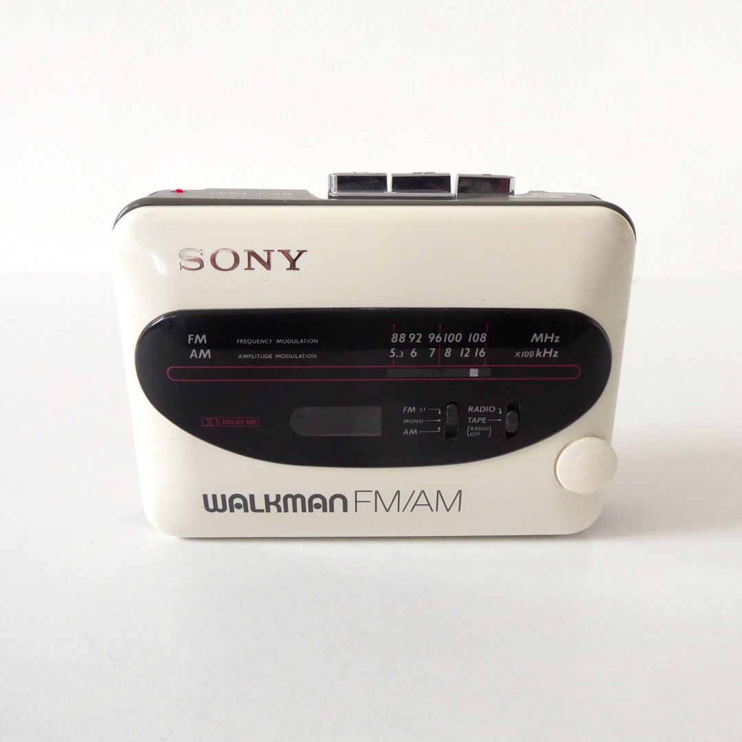 Sony Walkman Fm/am WM-F38 Portable Stereo Cassette Player in White ...
