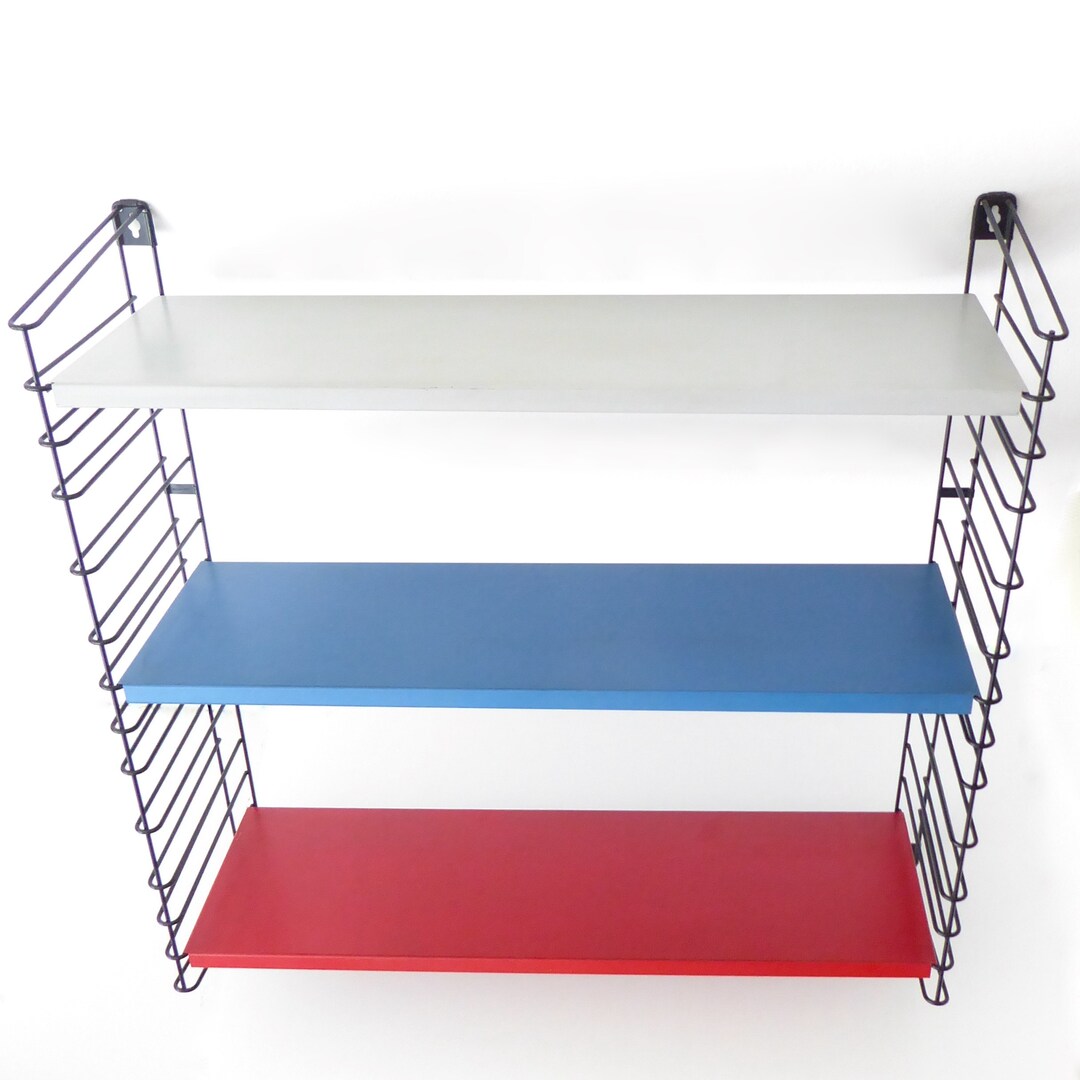 Tomado Shelf System, Bookshelves, Gray, Blue, Red Made in Holland. - Etsy