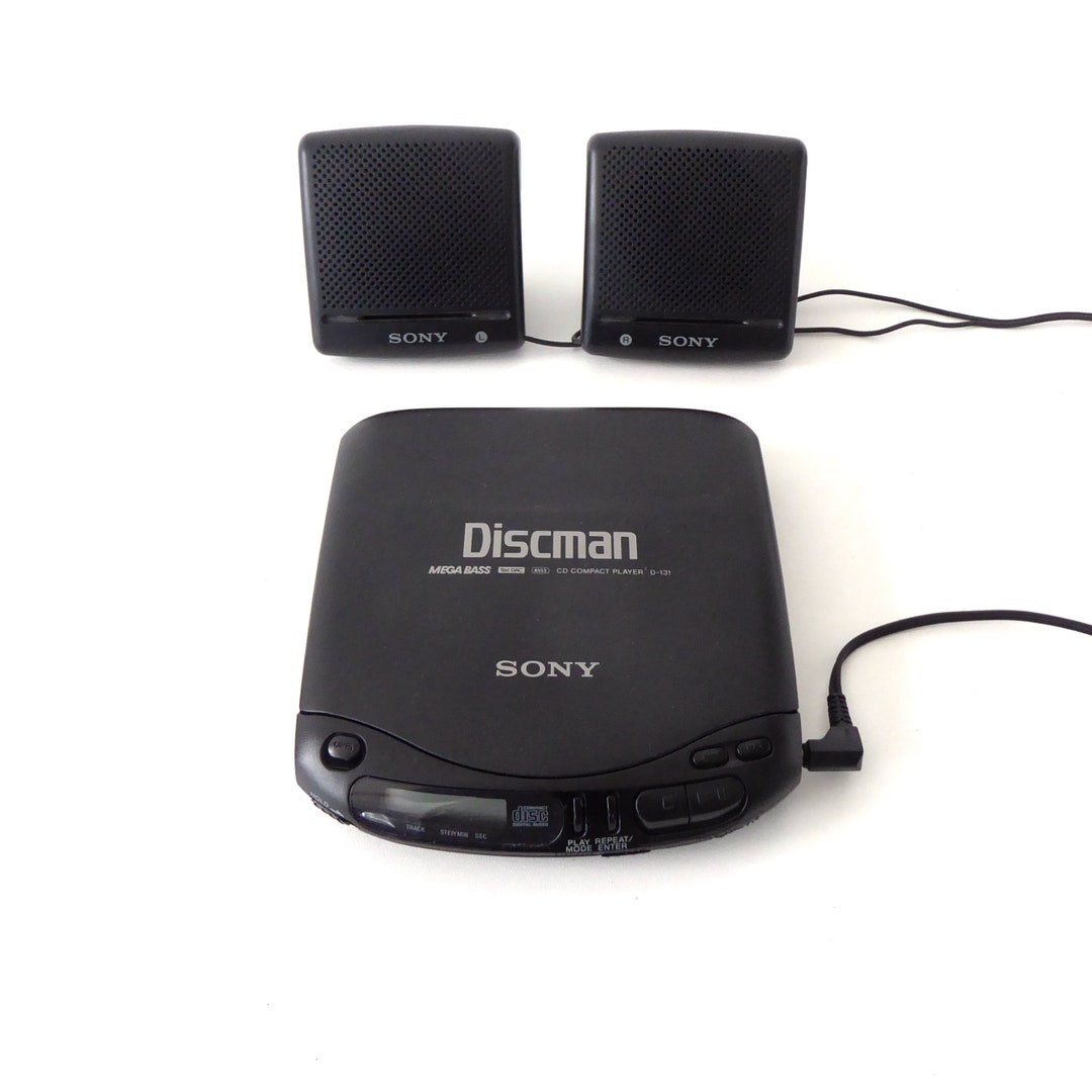 Sony Discman D-131 Compact CD Player With Two Speakers , Mega Bass, - Etsy