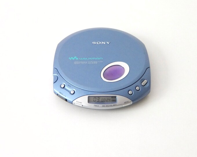 Sony D-E350 Discman CD Walkman, Portable Cd Player, Blue Discman - Etsy