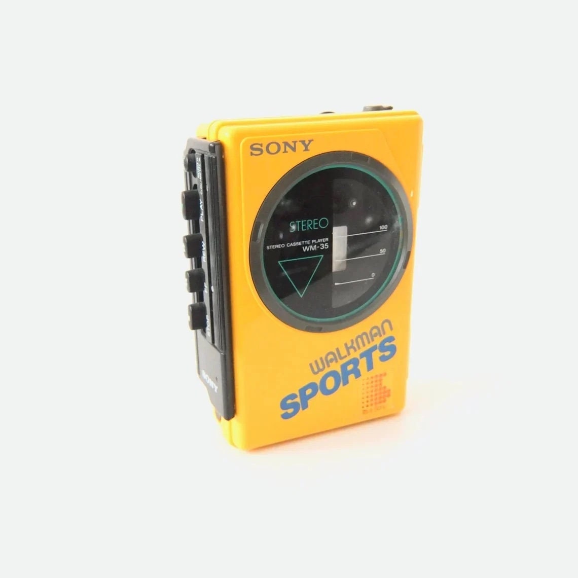 Yellow Walkman Cassette Player