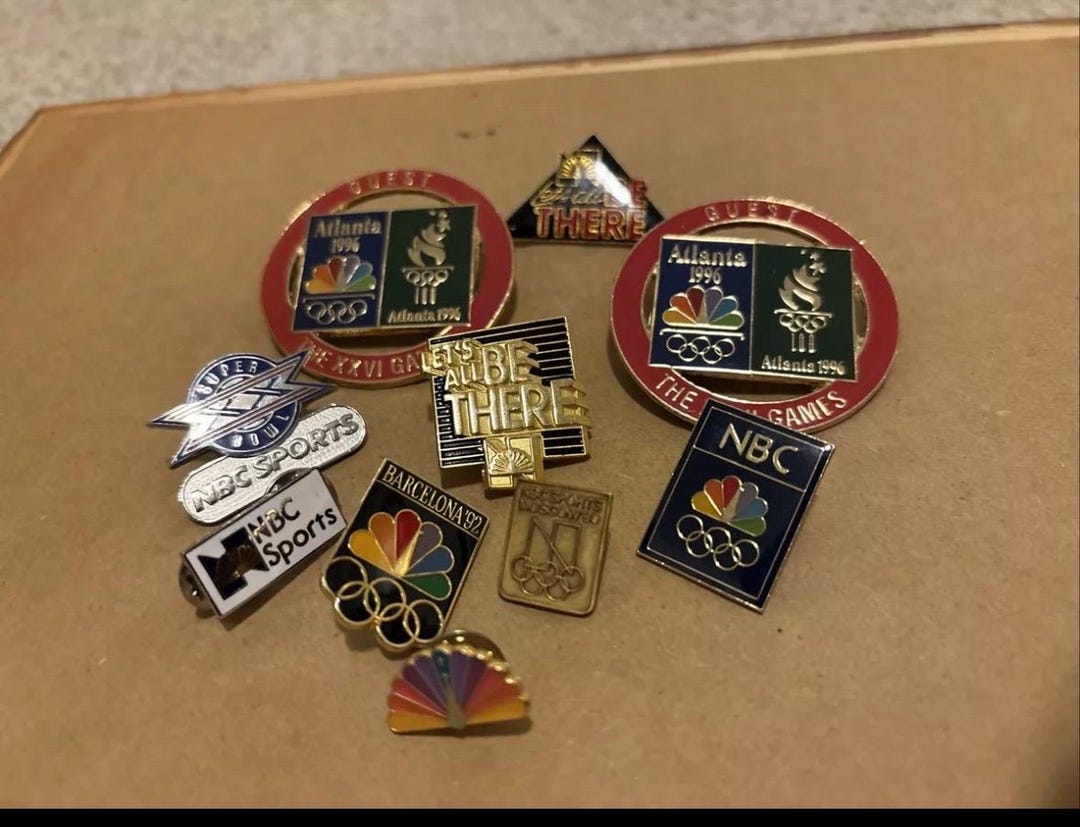Vintage NBC Broadcasting TV Network Lapel Pin Collection!bundle ...