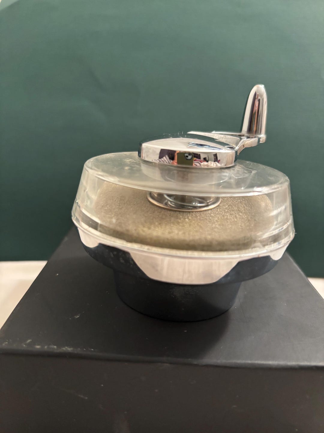Vintage Chrome Metal and Lucite Nutmeg Spice Grinder, Stunning, FUN ...