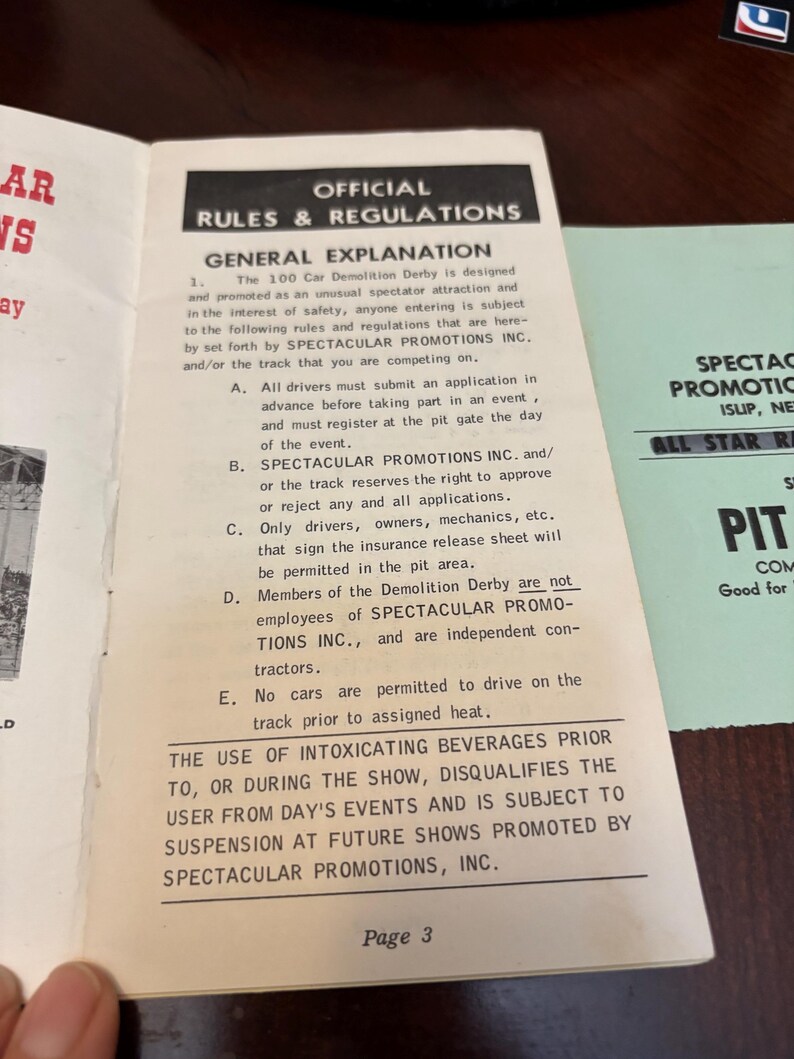 Vintage Islip Derby Speedway 1960s Racetrack New York Ephera, 1960s ...
