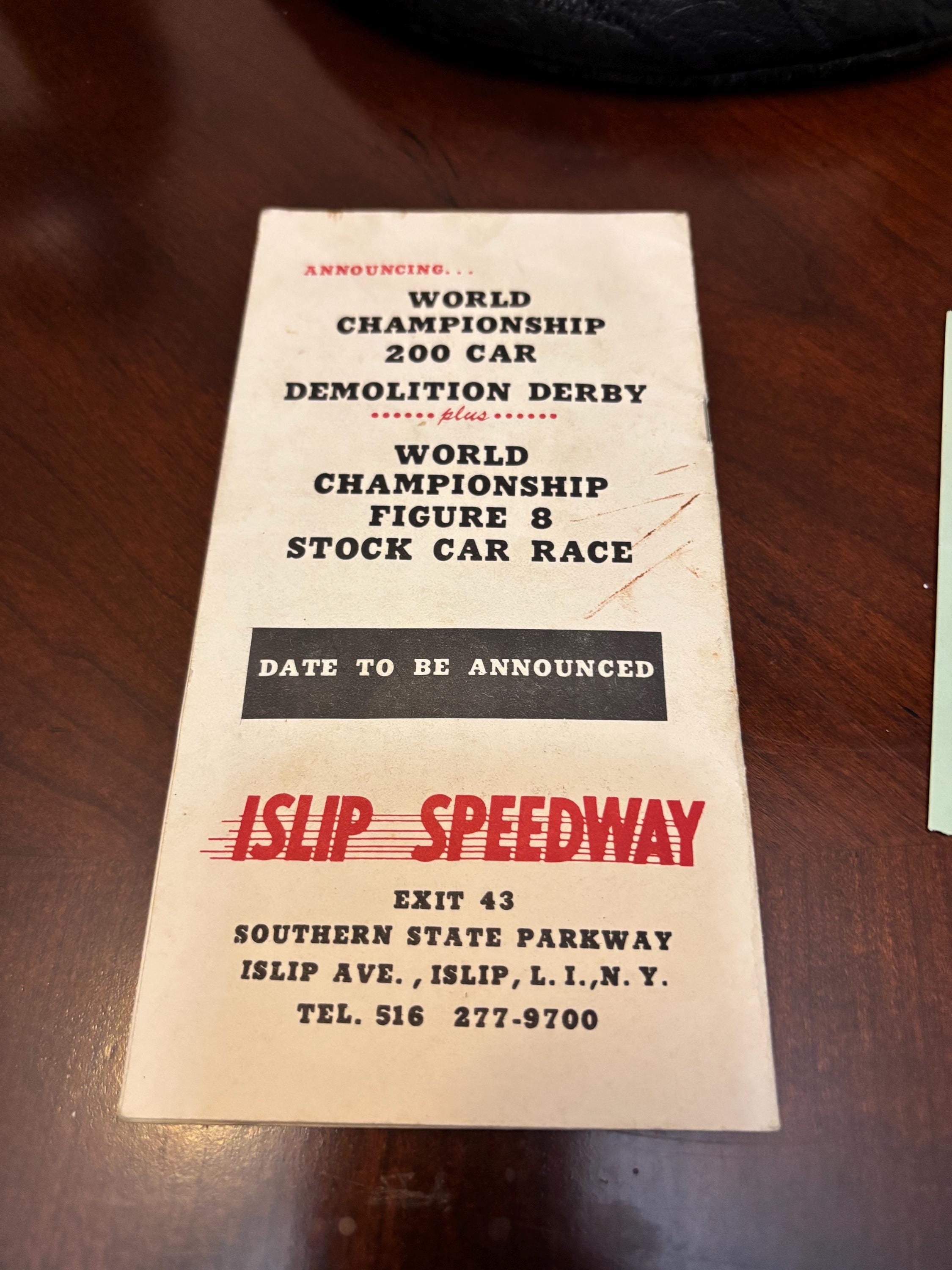 Vintage Islip Derby Speedway 1960s Racetrack New York Ephera, 1960s ...