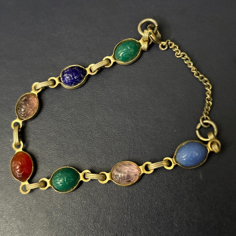 Scarab Bracelet - Etsy