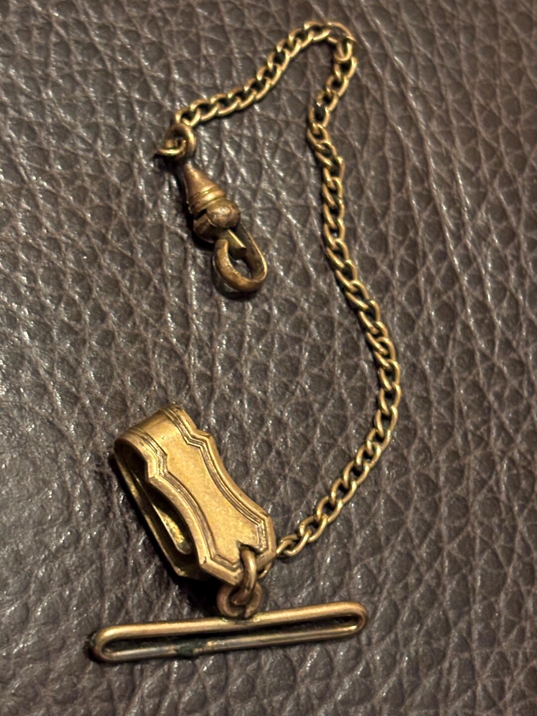 Antique Victorian Goldplated Watch Fob, Antique Pat Pending Mechanism ...