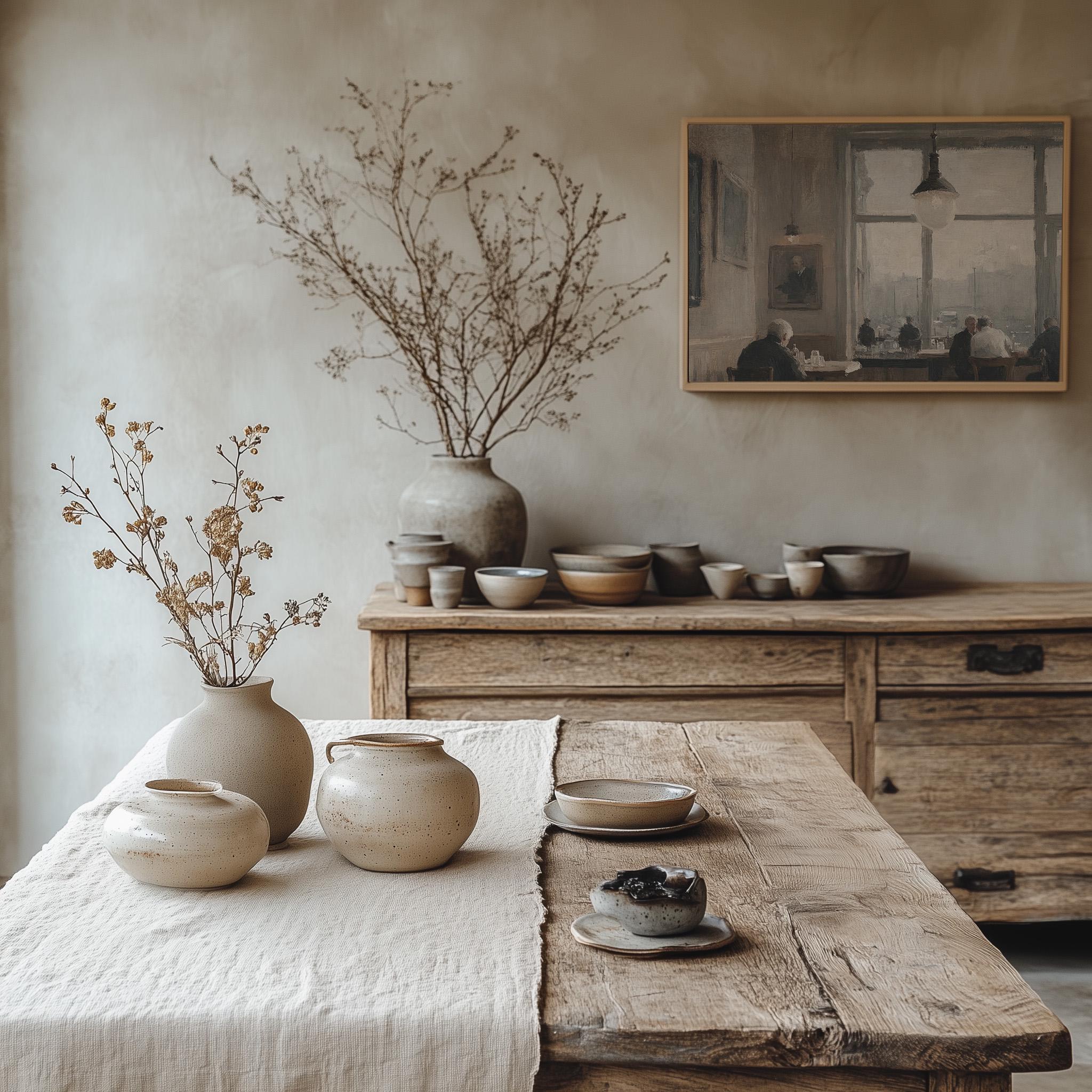 Whispers by the Window, Café Interior, Urban Landscape Wall Art Digital ...