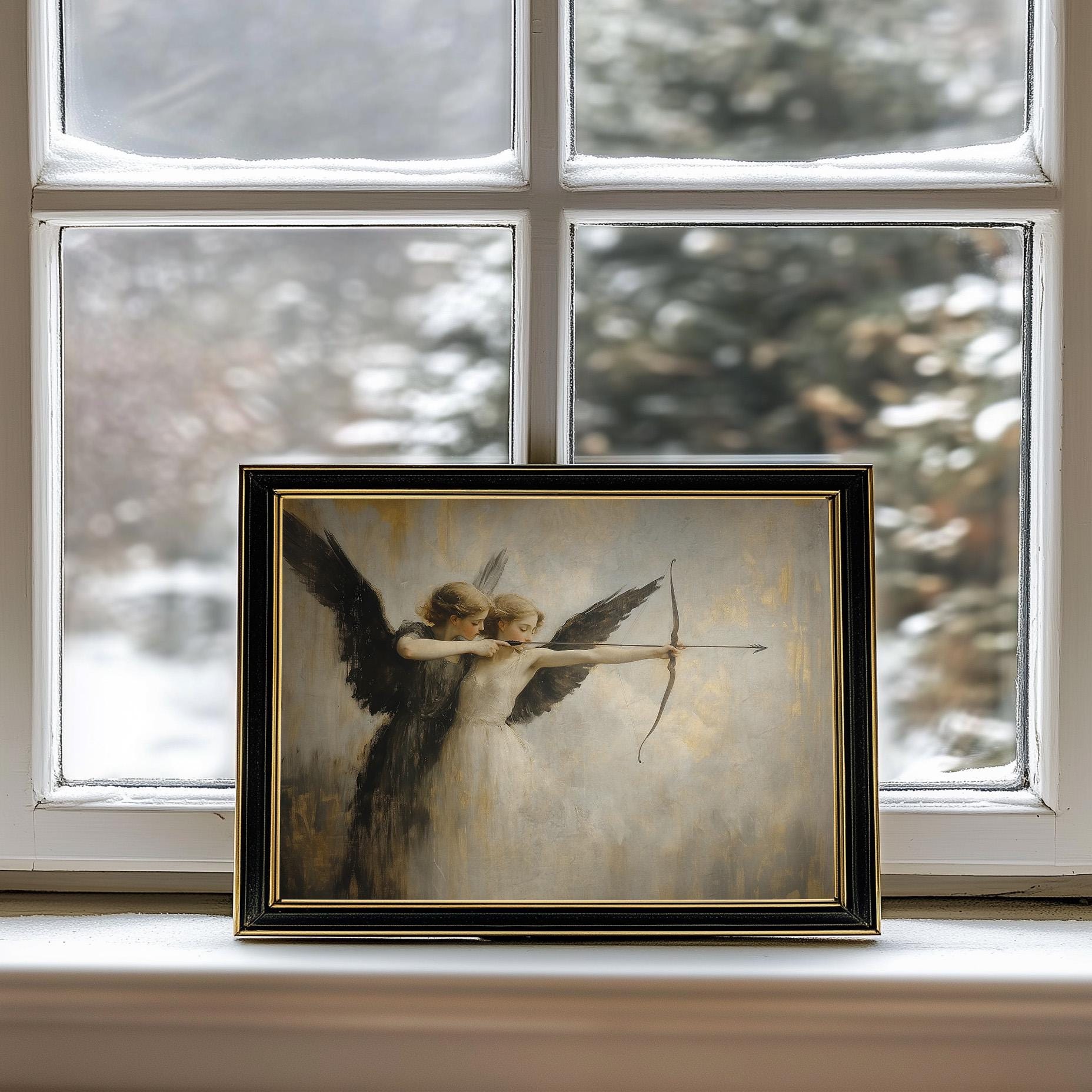 Angles, Art Timeless, Angelic Portrait Home Decor, Instant Digital ...