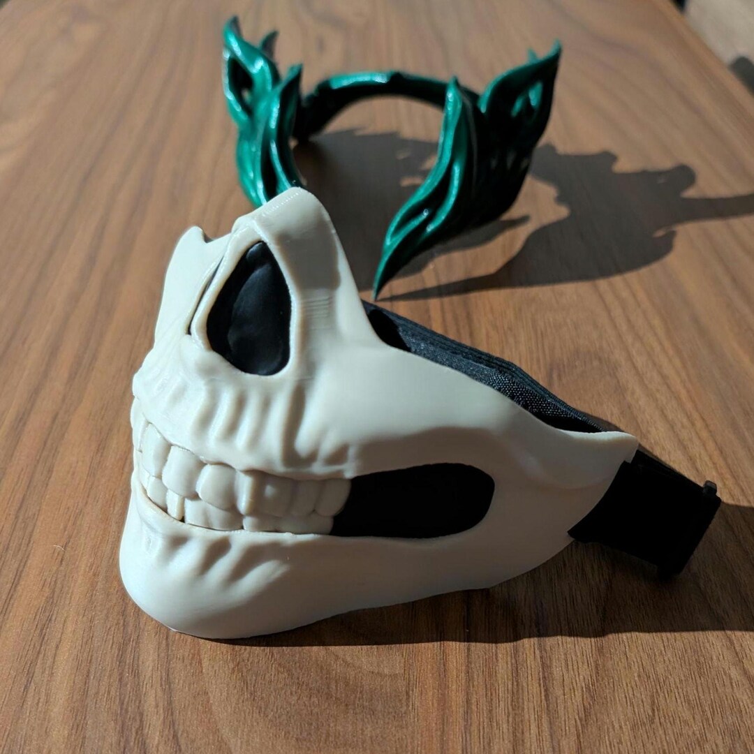 Death Face Mask | MCU Rio Lady Death Cosplay | Half-skull Skeleton ...