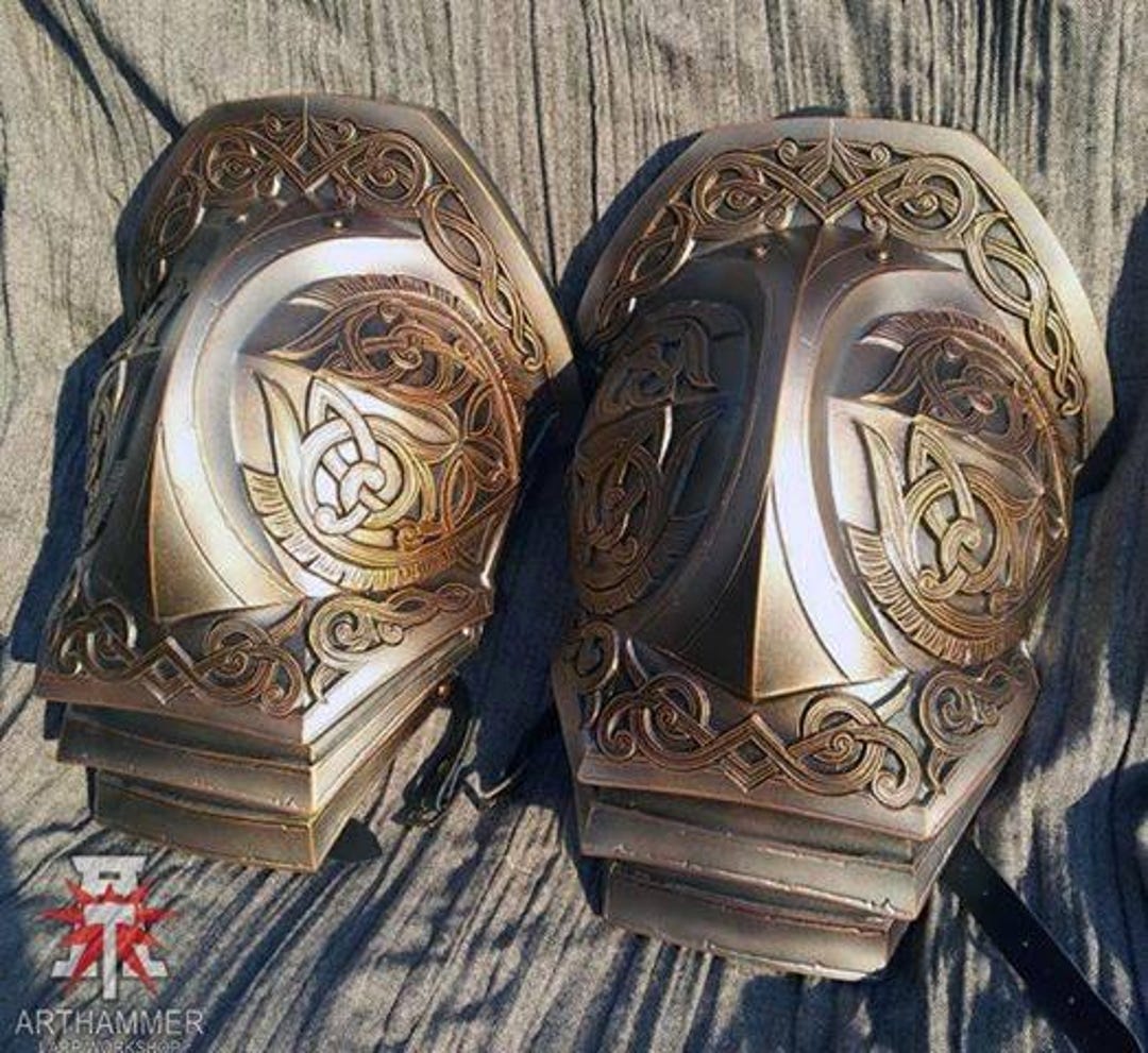Northman Shoulders: LARP Armor - Etsy