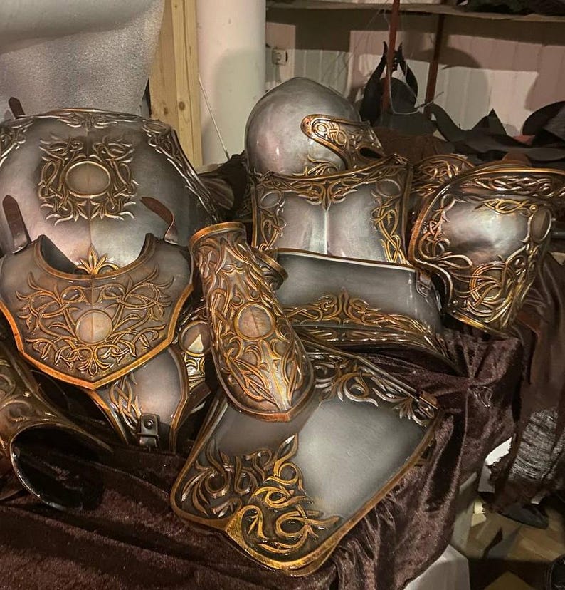 Warrior Full Armor Set - Etsy