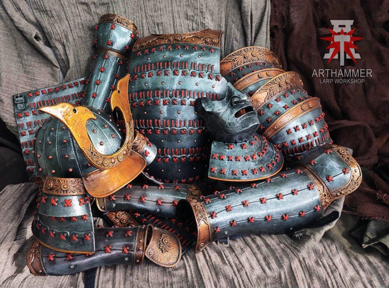 Samurai Breastplate: LARP Armor - Etsy