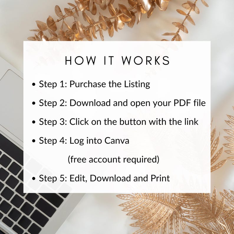 Editable Gift Voucher Template | Digital Download | Printable Gift ...