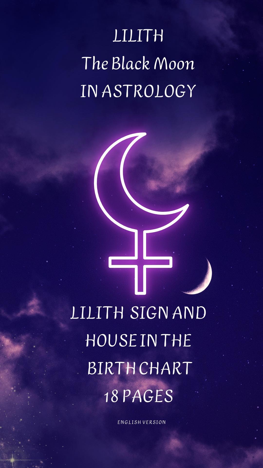 Lilith in Astrology - Birth Chart - Etsy