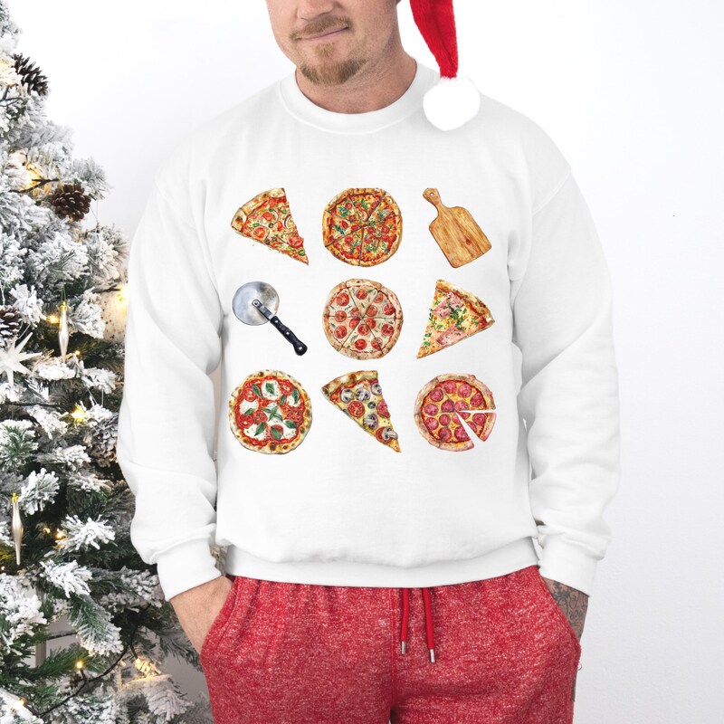 Pizza Sweatshirt - Etsy