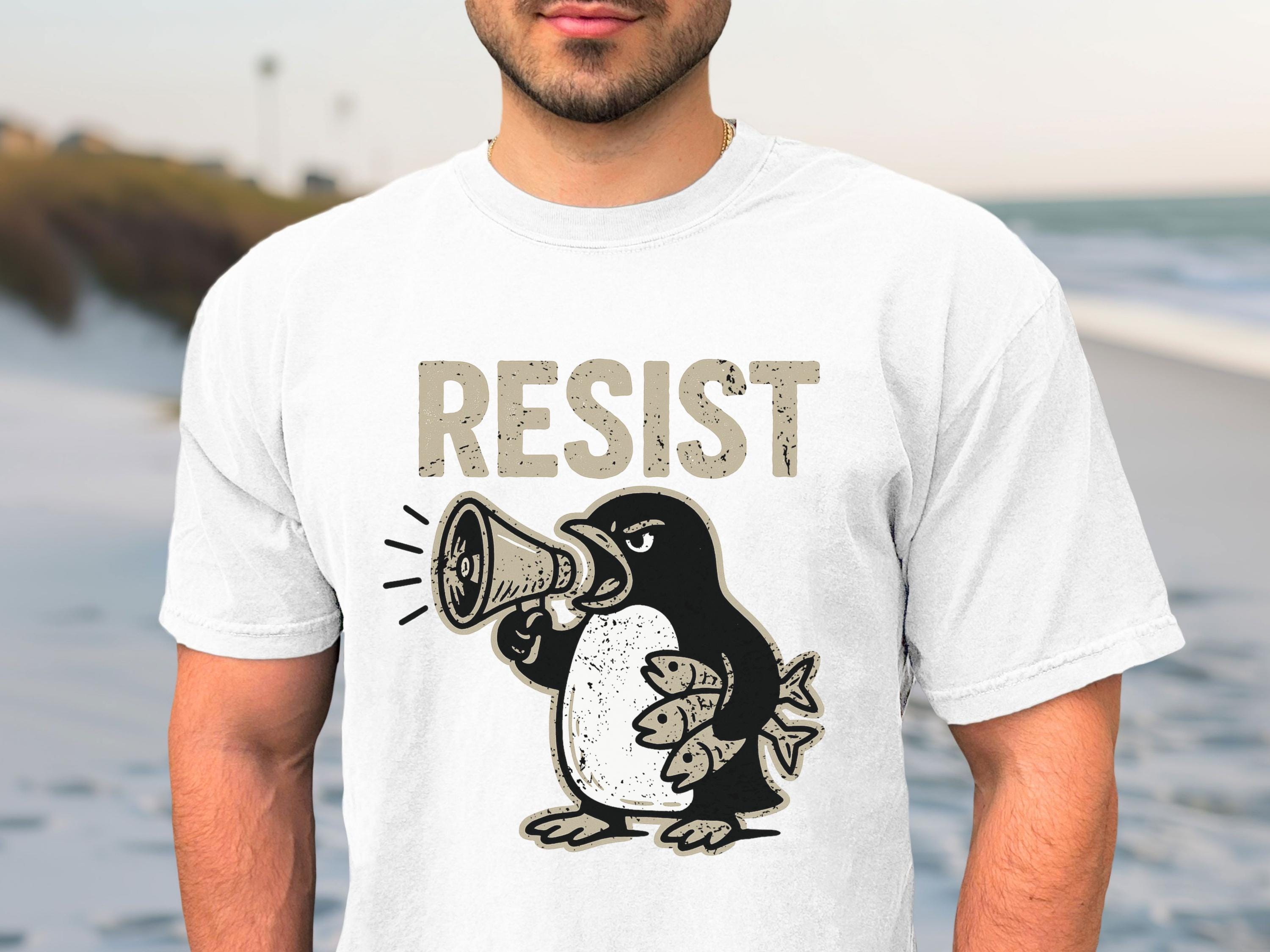 Resist Penguin PNG File | Anti-trump PNG | Resist Penguin Digital ...