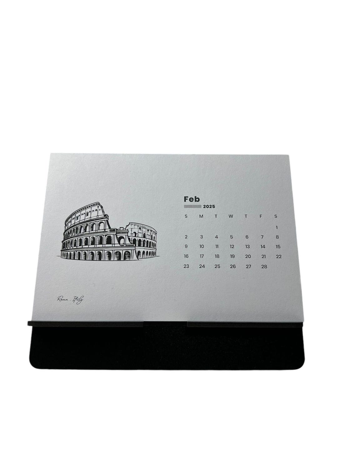 2025 Desktop Calendar Cities İllustration - Etsy