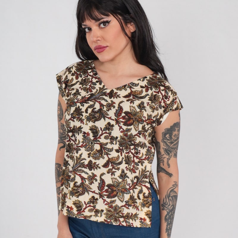 70s Top - Etsy