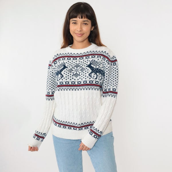 Reindeer Sweater - Etsy