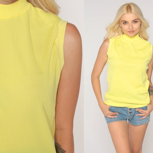 Yellow Tank Top - Etsy