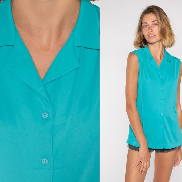 Turquoise Tank Top - Etsy